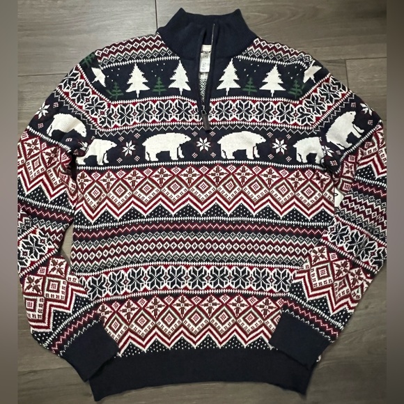 Aspen | Sweaters | Mens Holiday Sweater Polar Bear Zip | Poshmark